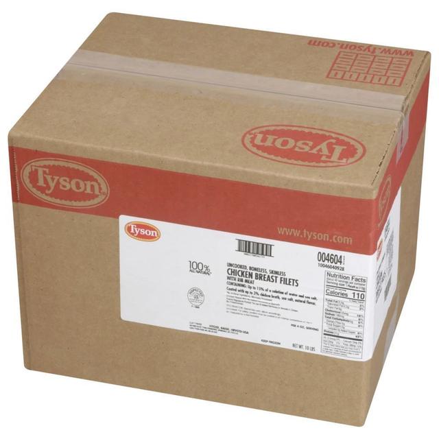 Tyson Boneless/Skinless Marinated Chicken Breast, 4 Ounce -- 2 per case