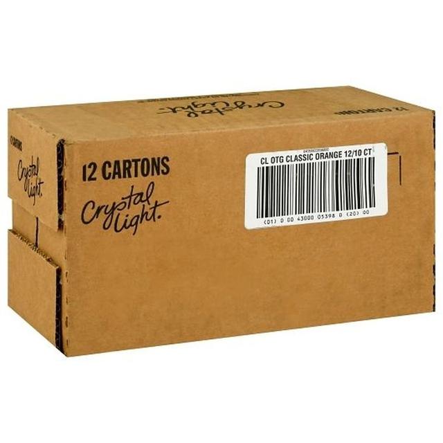 Crystal Light Classic Orange Drink Mix Case | FoodServiceDirect