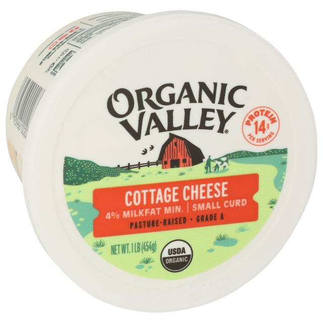 Organic Valley Small Curd Cottage Cheese, 16 Ounce -- 6 per case
