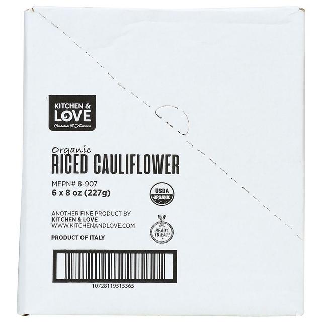 Kitchen & Love Riced Cauliflower - Ready to Eat, 8 Ounce -- 6 per case