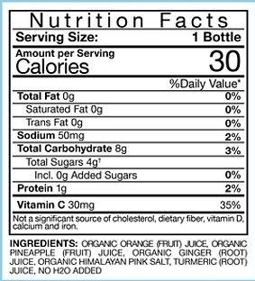 Supershot Line Tropical Ginger Supershot, 0.1 Pound -- 12 per case