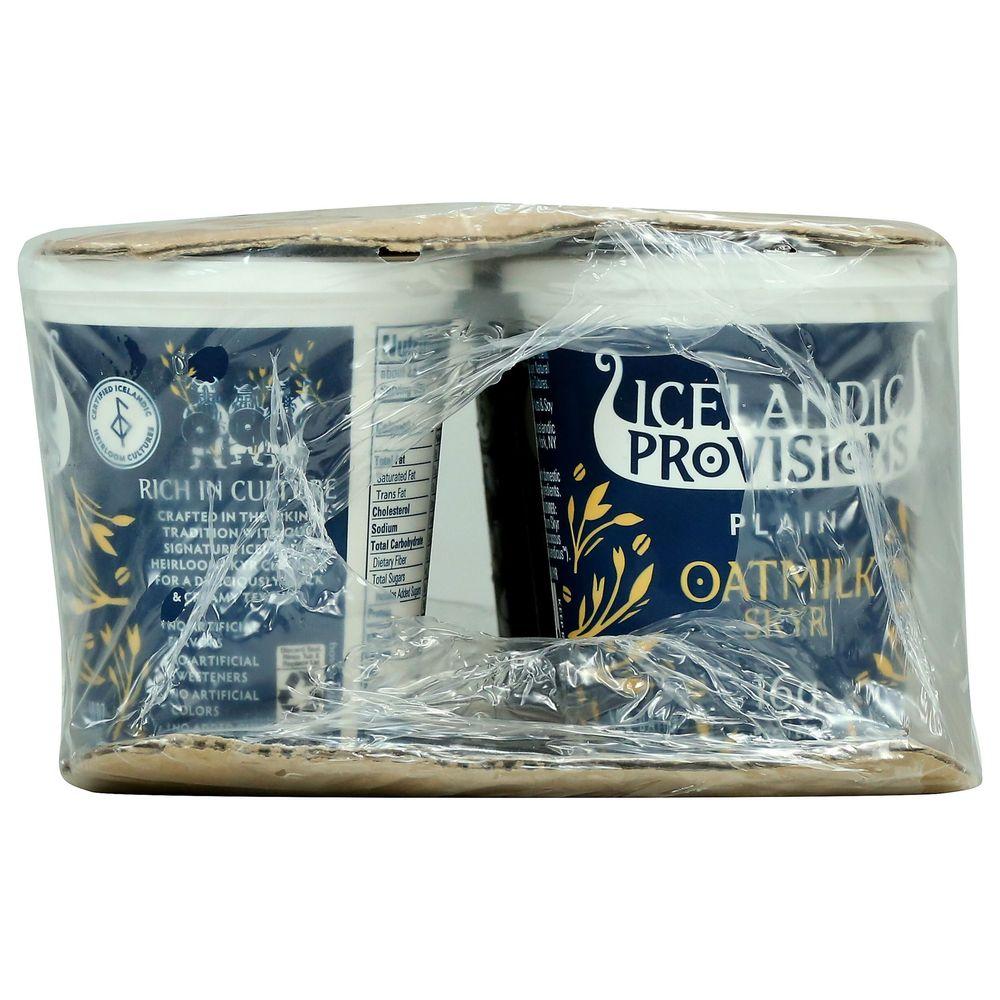 Icelandic Provisions Plain Oatmilk Skyr, 16 Ounce -- 6 per case