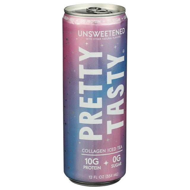 Pretty Tasty Original Black Ready To Drink Collagen Iced Tea, 12 Fluid ...
