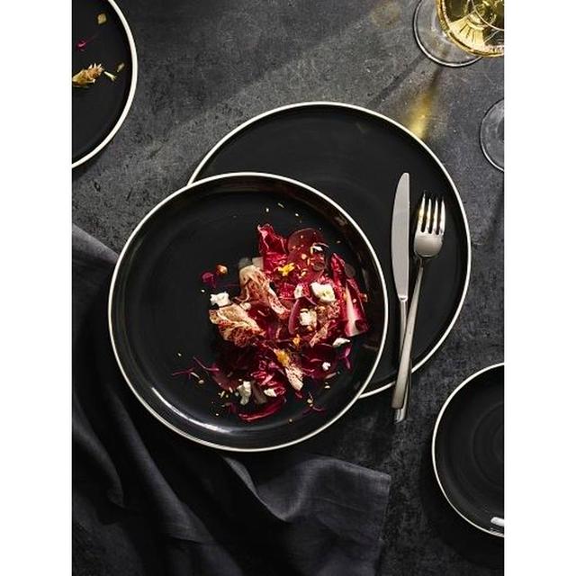 Steelite Nyx Alumina Vitrified 10 inch Nordic Coupe Plate, 12 Count