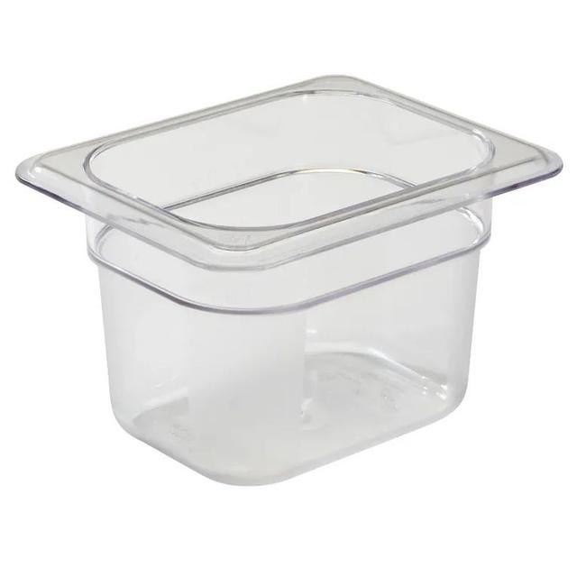 Cambro Camwear Clear Polycarbonate GN 1/8 Eighth Size 1.1 Quart Food ...