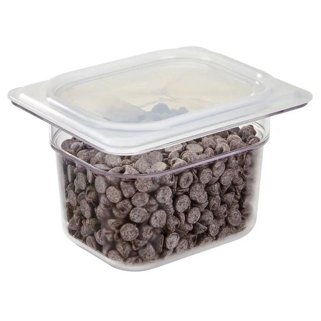 Cambro Camwear Clear Polycarbonate GN 1/8 Eighth Size 1.1 Quart Food ...