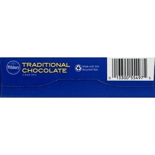 Pillsbury Traditional Chocolate Cake Mix, 15.25 Ounce -- 12 per case