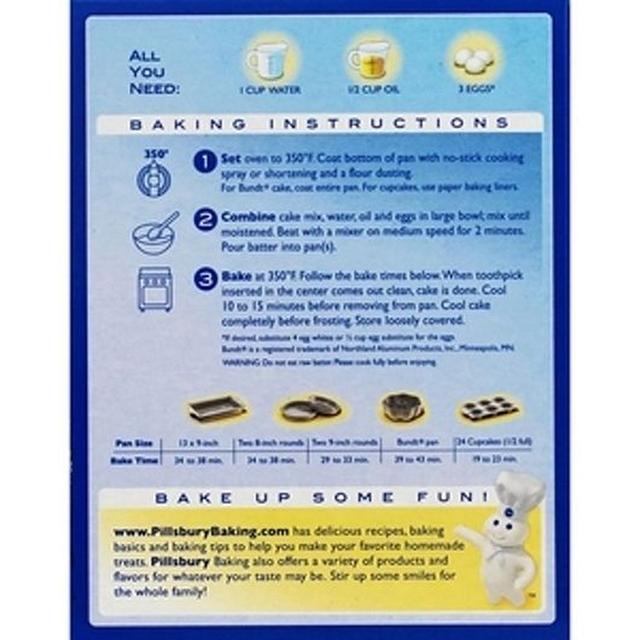 Pillsbury Traditional Chocolate Cake Mix, 15.25 Ounce -- 12 per case