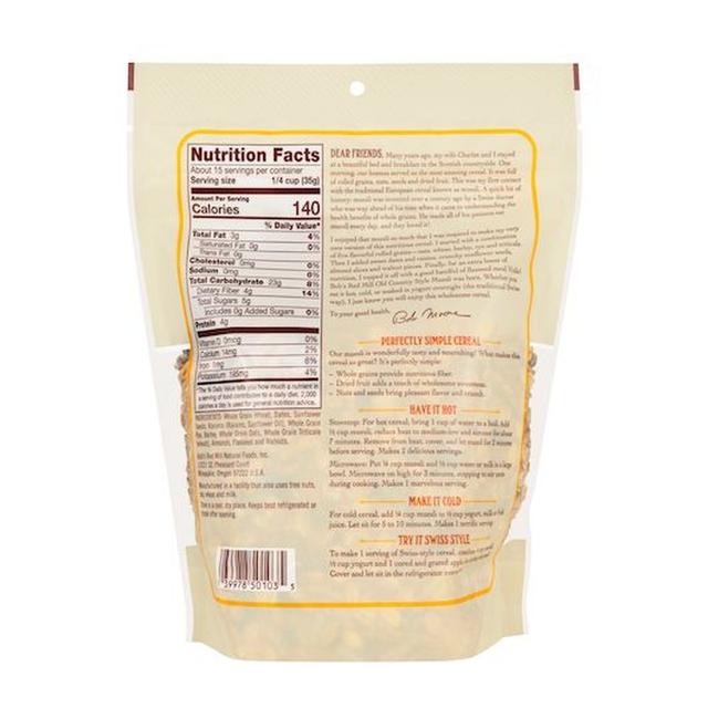 Bob's Red Mill Old Country Style Muesli Case | FoodServiceDirect