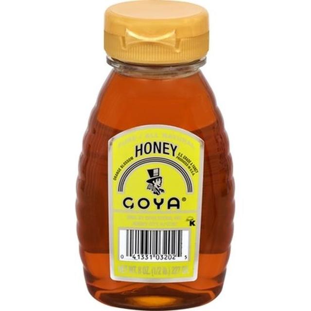 Goya Pure Orange Blossom Honey, 8 Ounce -- 24 per case