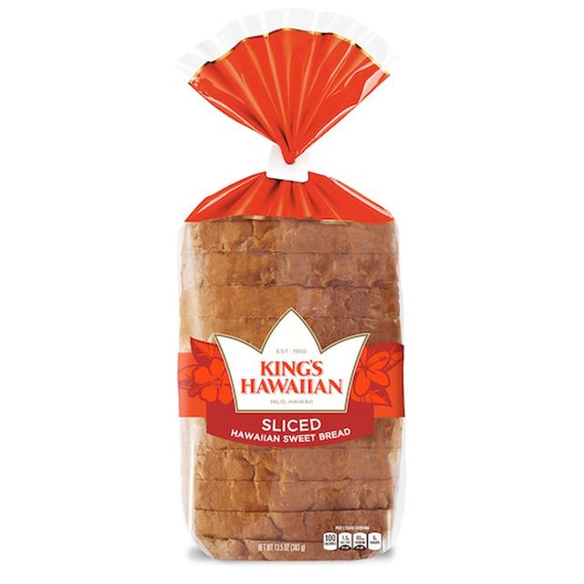 King's Hawaiian Original Sliced Hawaiian Sweet Bread, 13.5 Ounce -- 8 ...