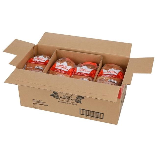 King's Hawaiian Original Sliced Hawaiian Sweet Bread, 13.5 Ounce -- 8 ...