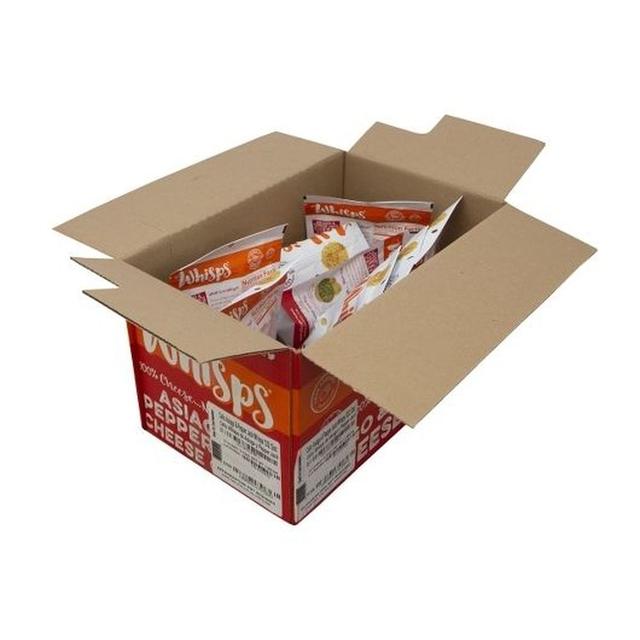 Whisps Asiago Pepper Jack Cheese Crisps, 2.12 Ounce -- 12 per case