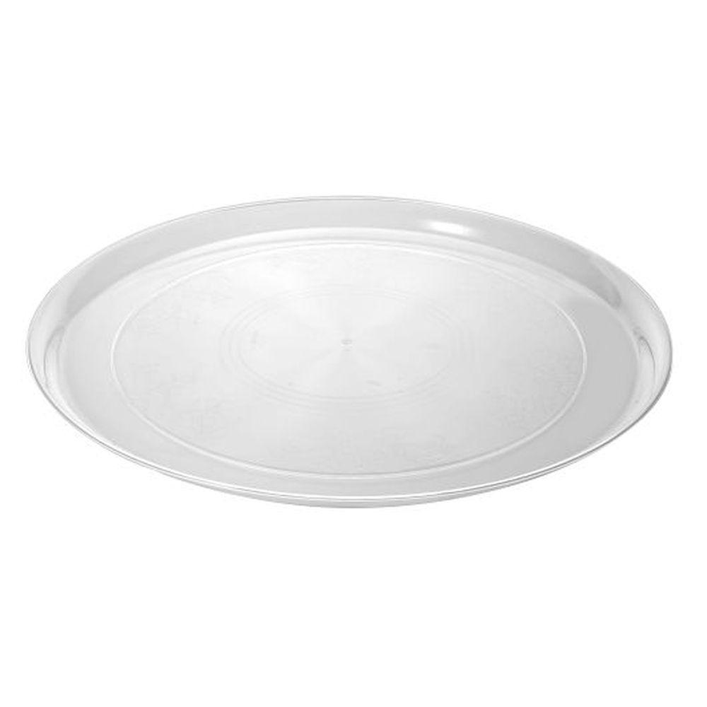 Fineline Settings Platter Pleasers 16 inch Polystyrene Clear Round ...