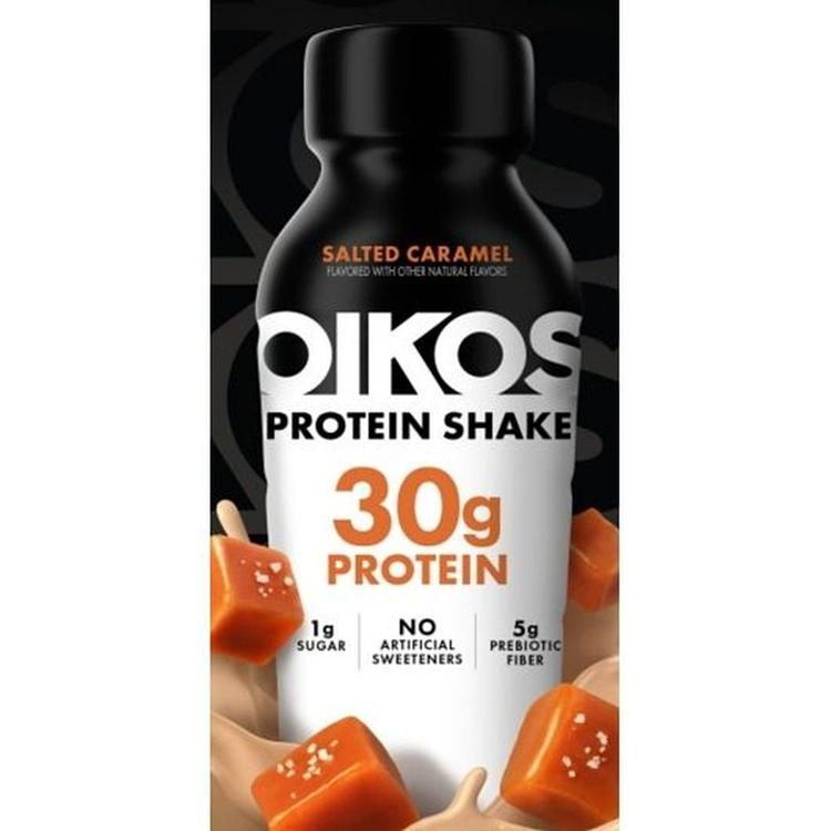 Oikos Salted Caramel Protein Shake, 12 Fluid Ounce -- 12 per case